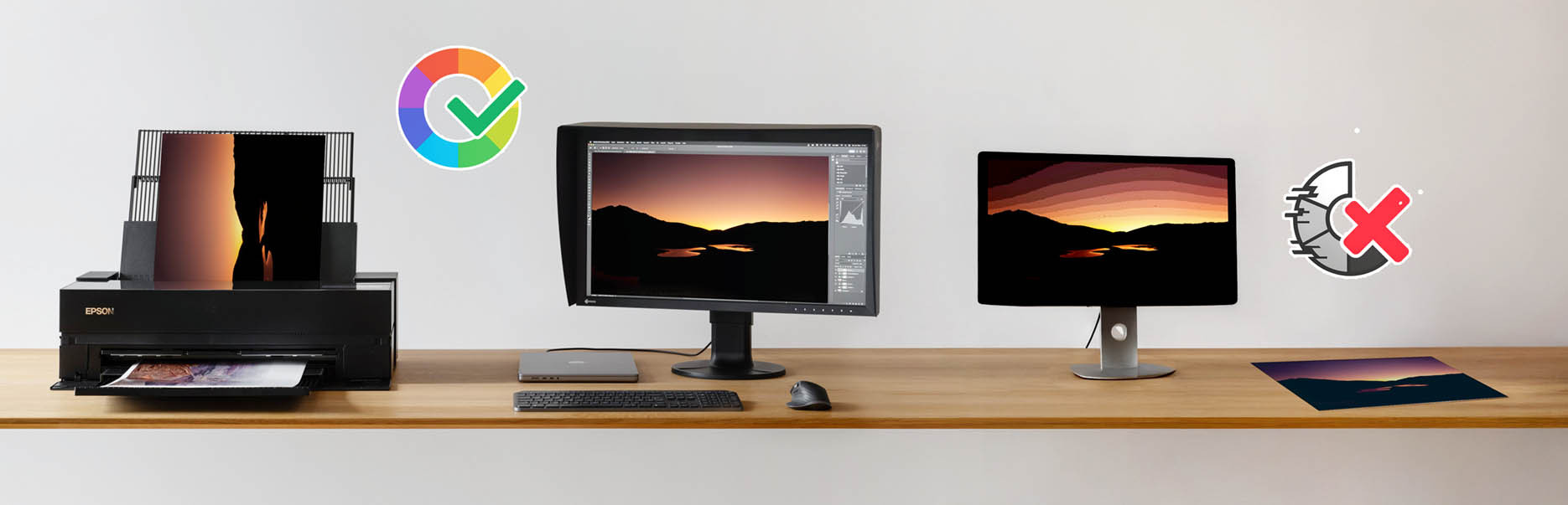 Test monitor per la fotografia